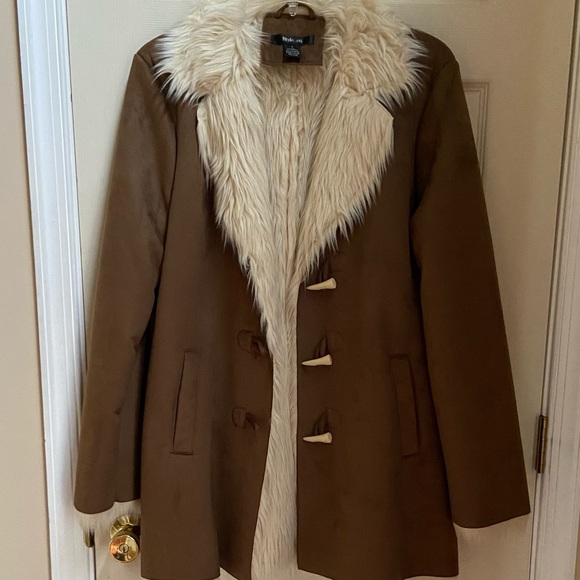 Style & Co. | Jackets & Coats | New Style Company Coat Womencolor Brown ...